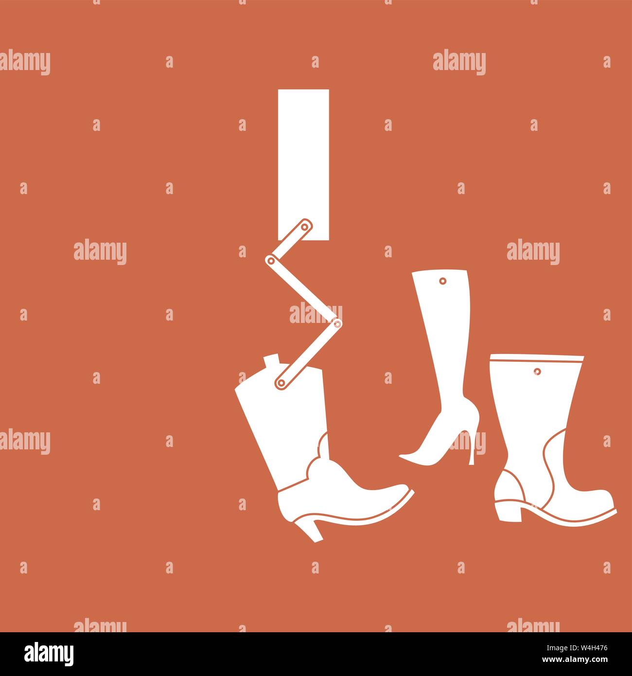 Robot arm machine industry Stock Vector Images - Alamy