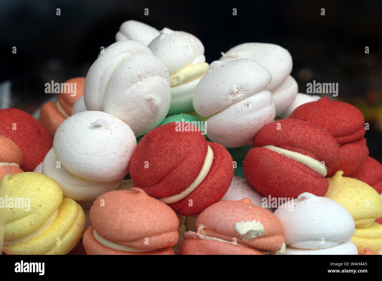 Candy store fruit colorful sweets detail Stock Photo - Alamy