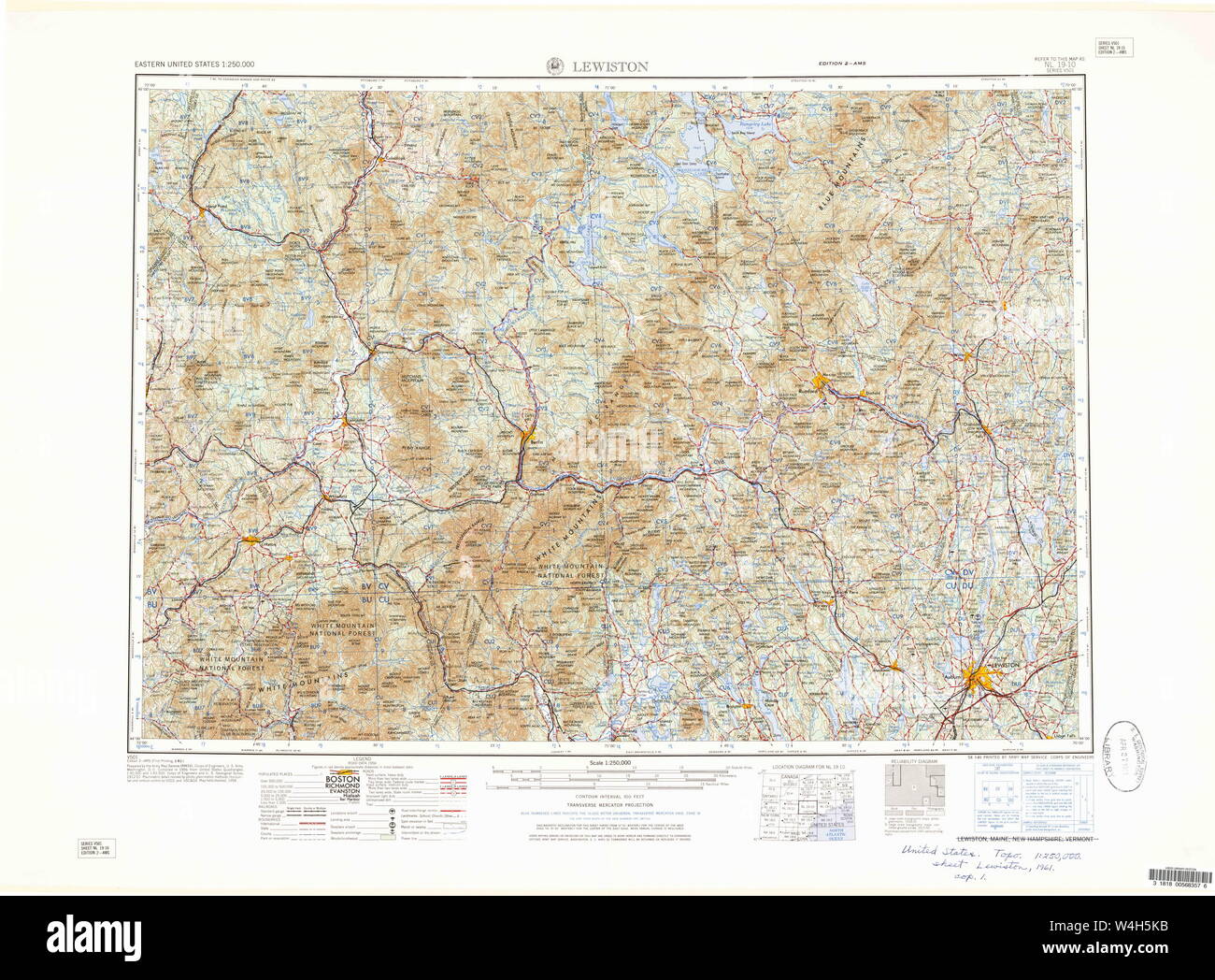 Lewiston maine map hi-res stock photography and images - Alamy