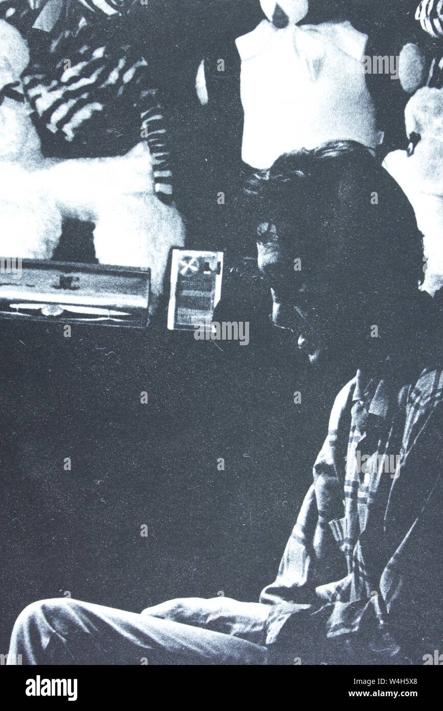 Fine black and white art photography from the 1970s of a carnie working ...