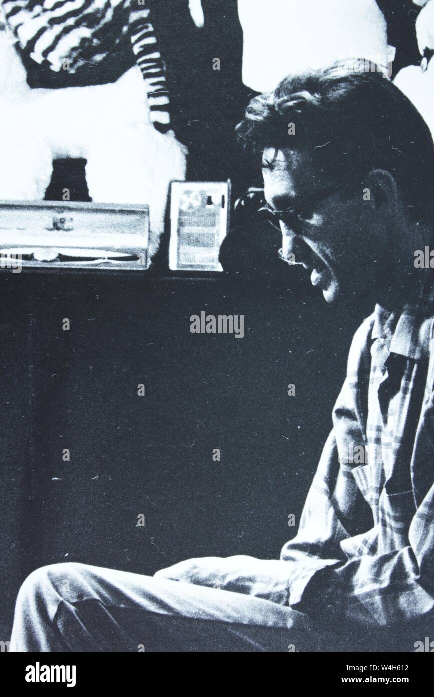 Fine black and white art photography from the 1970s of a carnie working ...