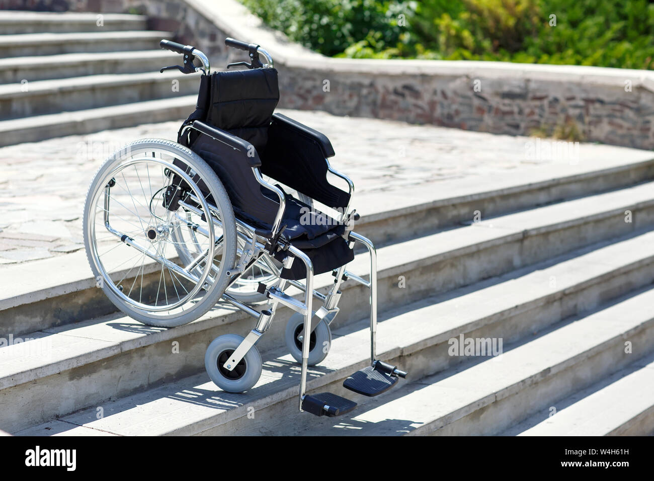 Wheelchair accessible steps hi-res stock photography and images - Alamy