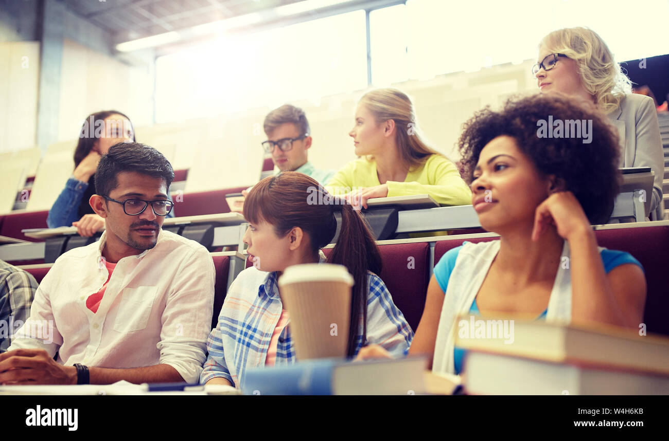 group of international students at lecture Stock Photo - Alamy