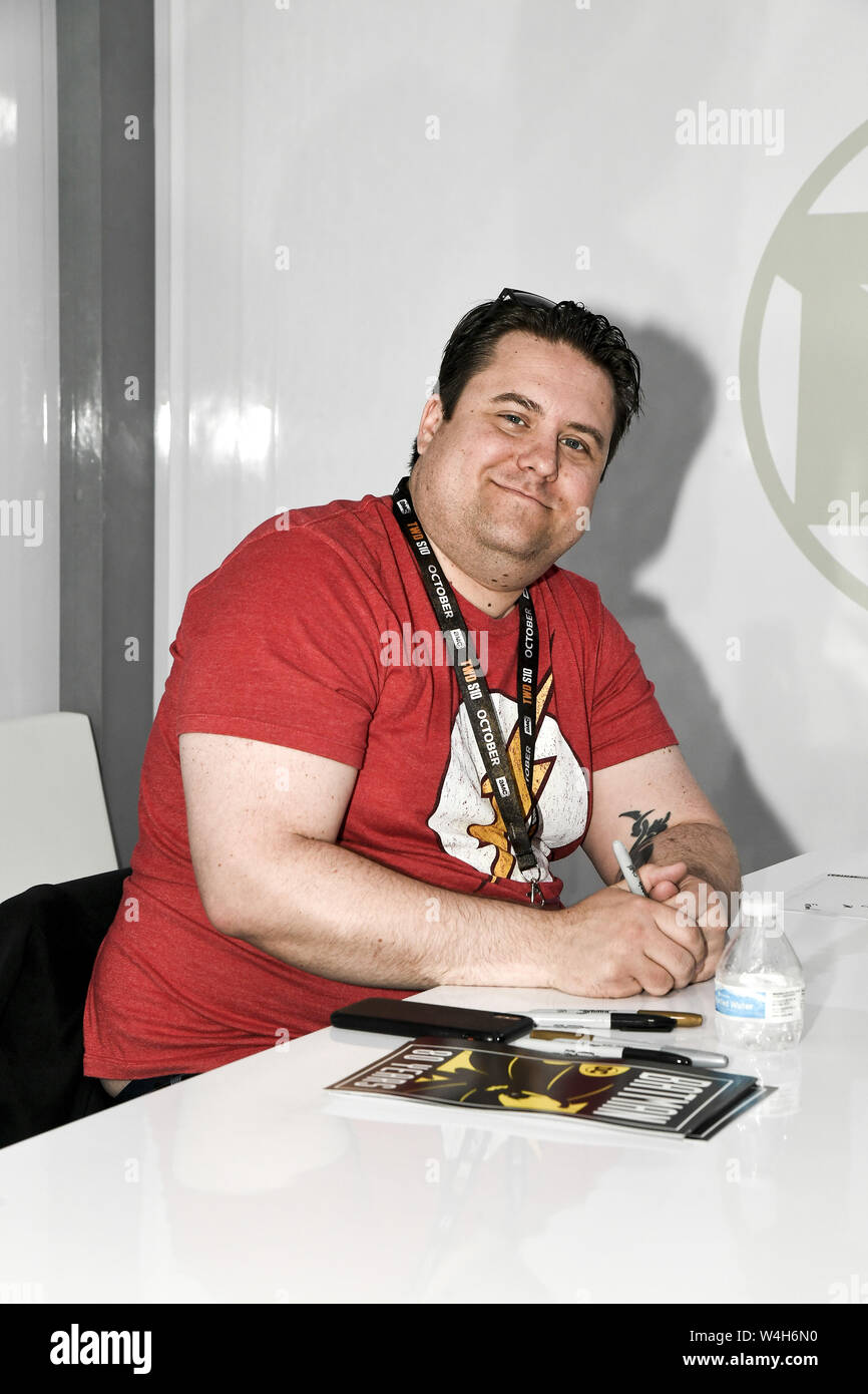 July 21, 2019 - San Diego, CA, U.S - Joshua Williamson appears at the ...