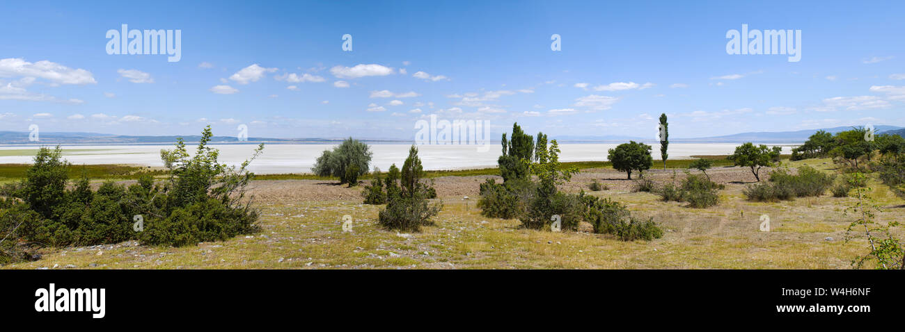 Turkey: salt expanse of Acigol Lake (Bitter Lake), endorheic basin 60 ...