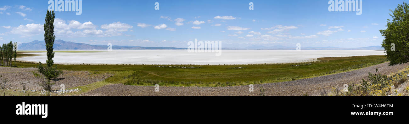 Turkey: salt expanse of Acigol Lake (Bitter Lake), endorheic basin 60 ...