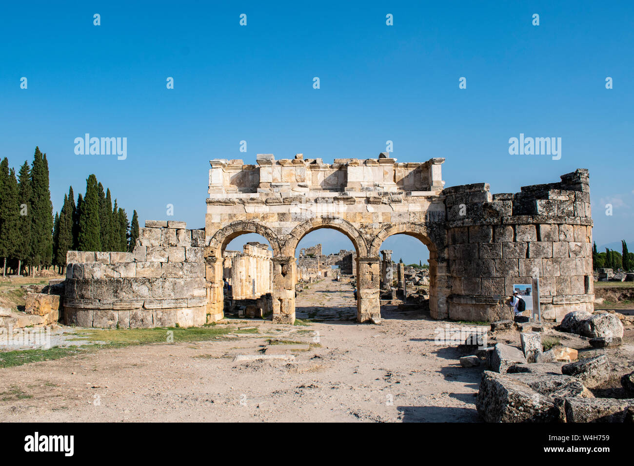 Turkey: the Frontinus Gate, the monumental entrance to the Roman city ...