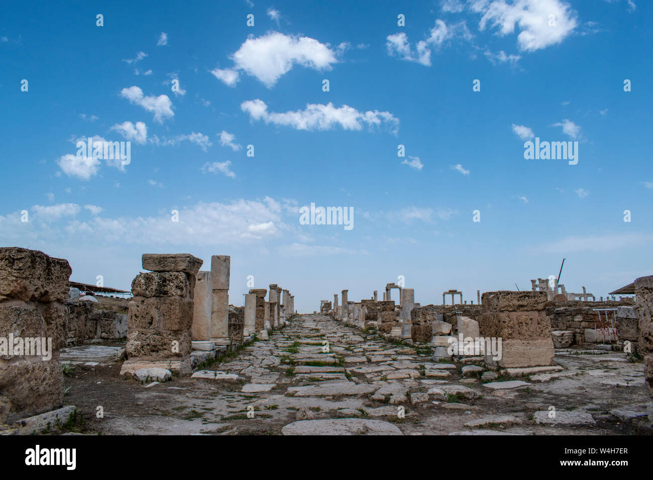 Turkey: view of the Sirya street in Laodicea on the Lycus, city in the ...