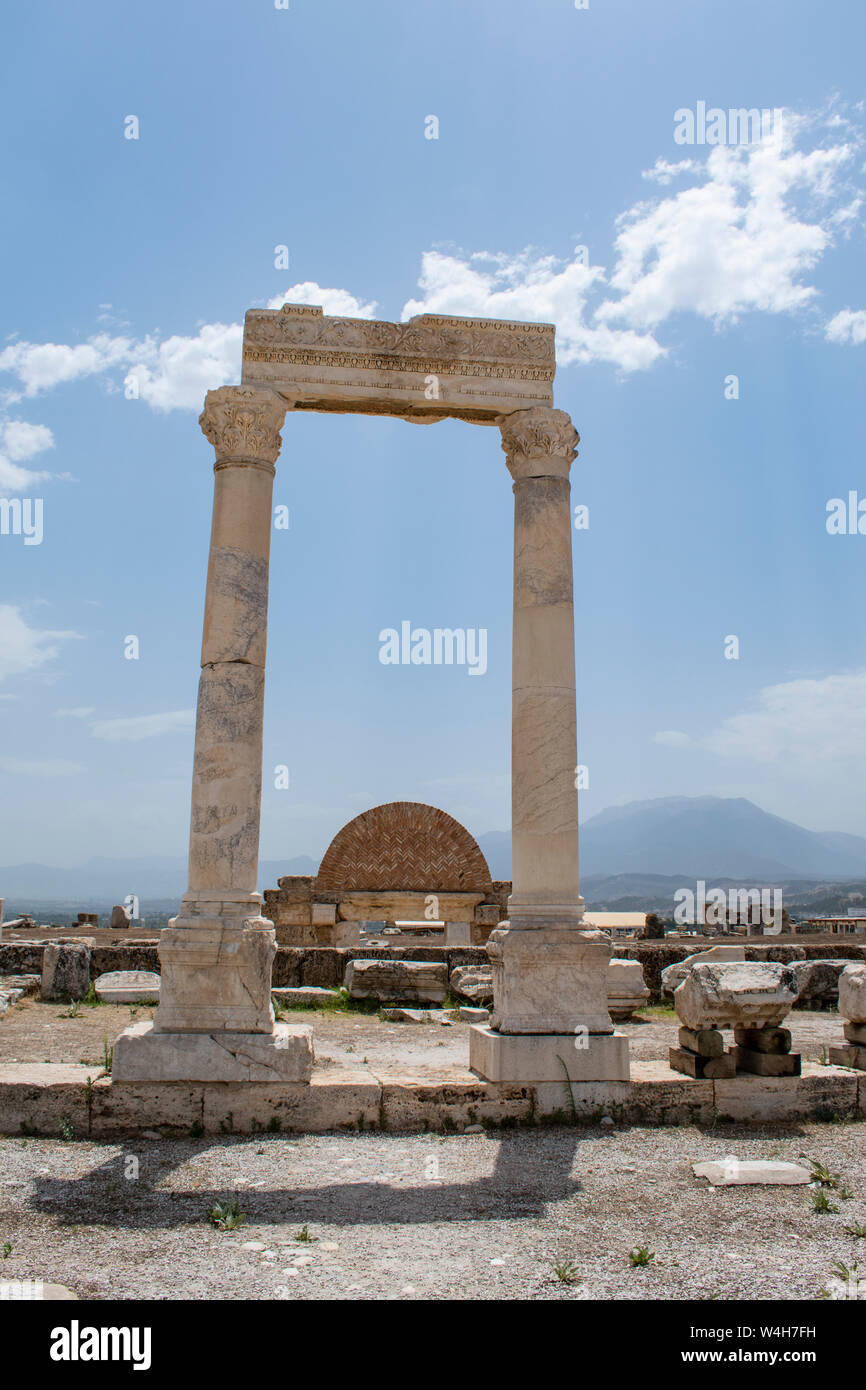 Turkey: view of ruins of Laodicea on the Lycus, ancient city in the ...