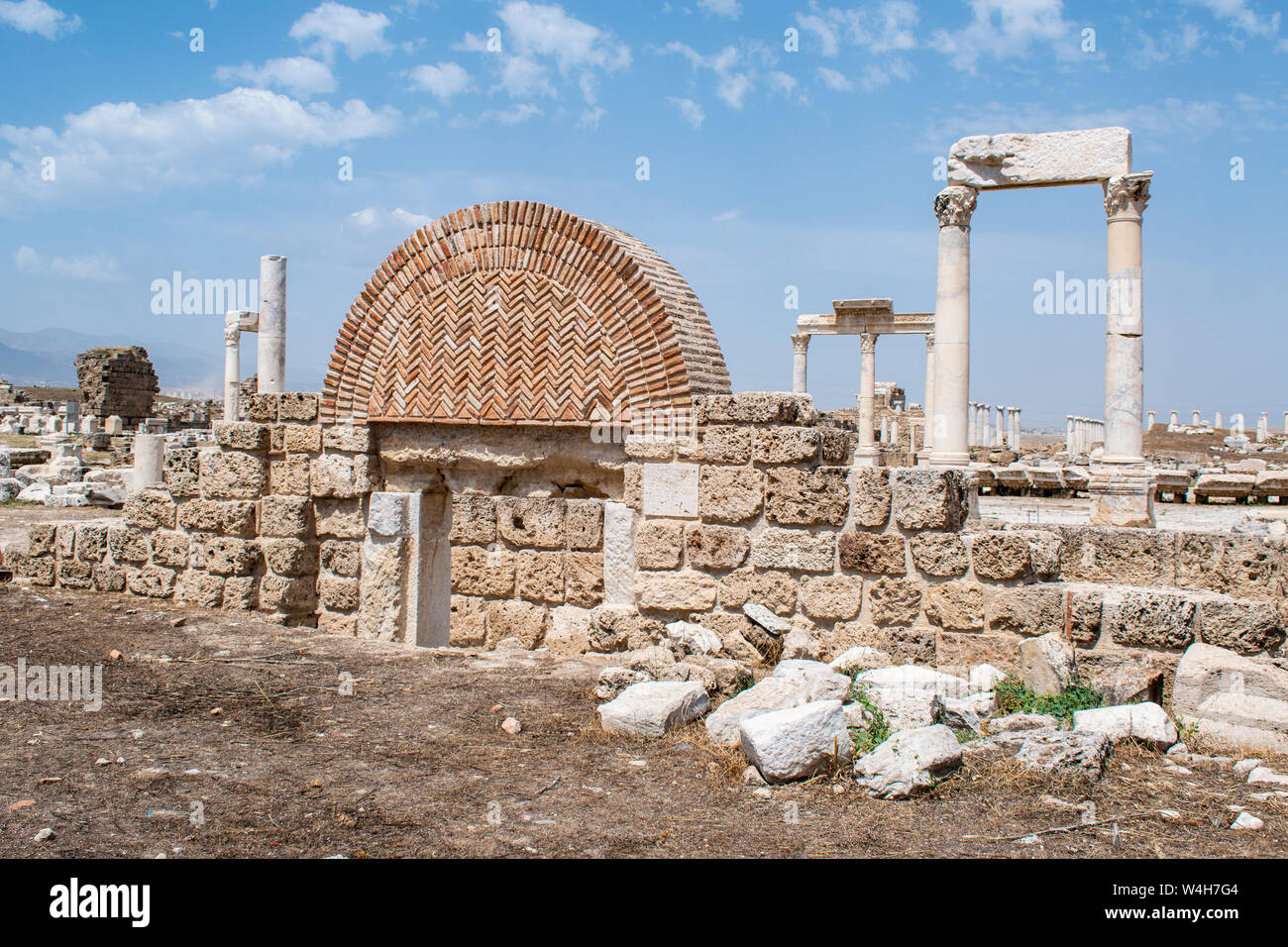 Turkey: view of ruins of Laodicea on the Lycus, ancient city in the ...