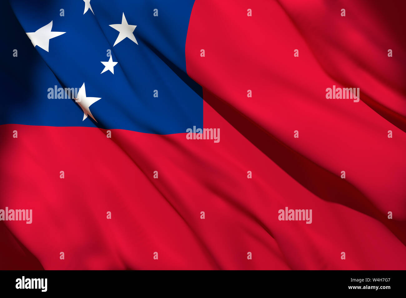 Samoa samoan flag symbol hi-res stock photography and images - Alamy