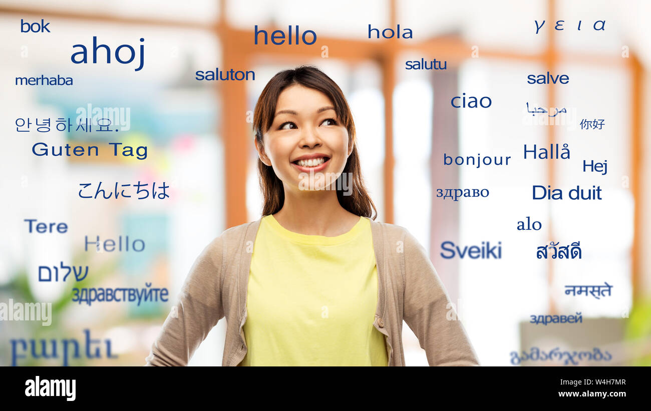 Asian languages hi-res stock photography and images - Alamy