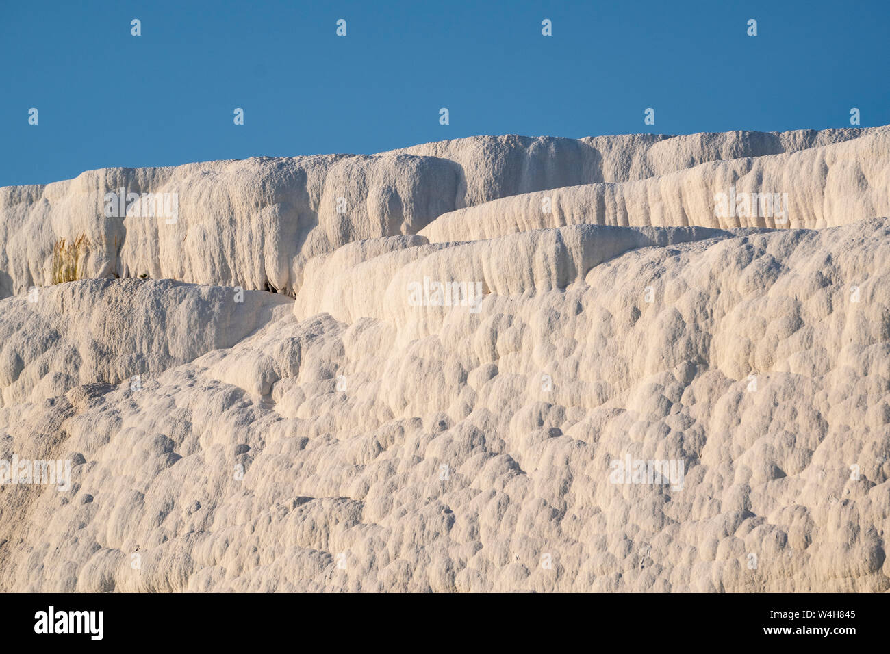 Turkey: view of the calcium pools on travertine terraces at Pamukkale ...