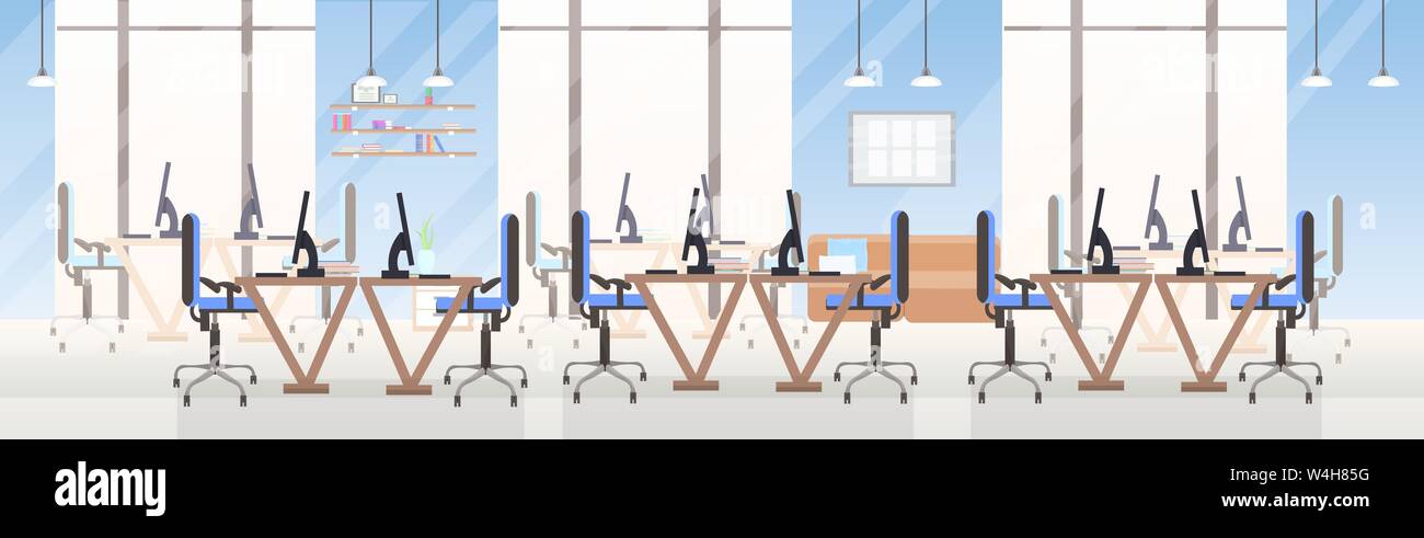 Contemporary commercial workspace Stock Vector Images - Alamy