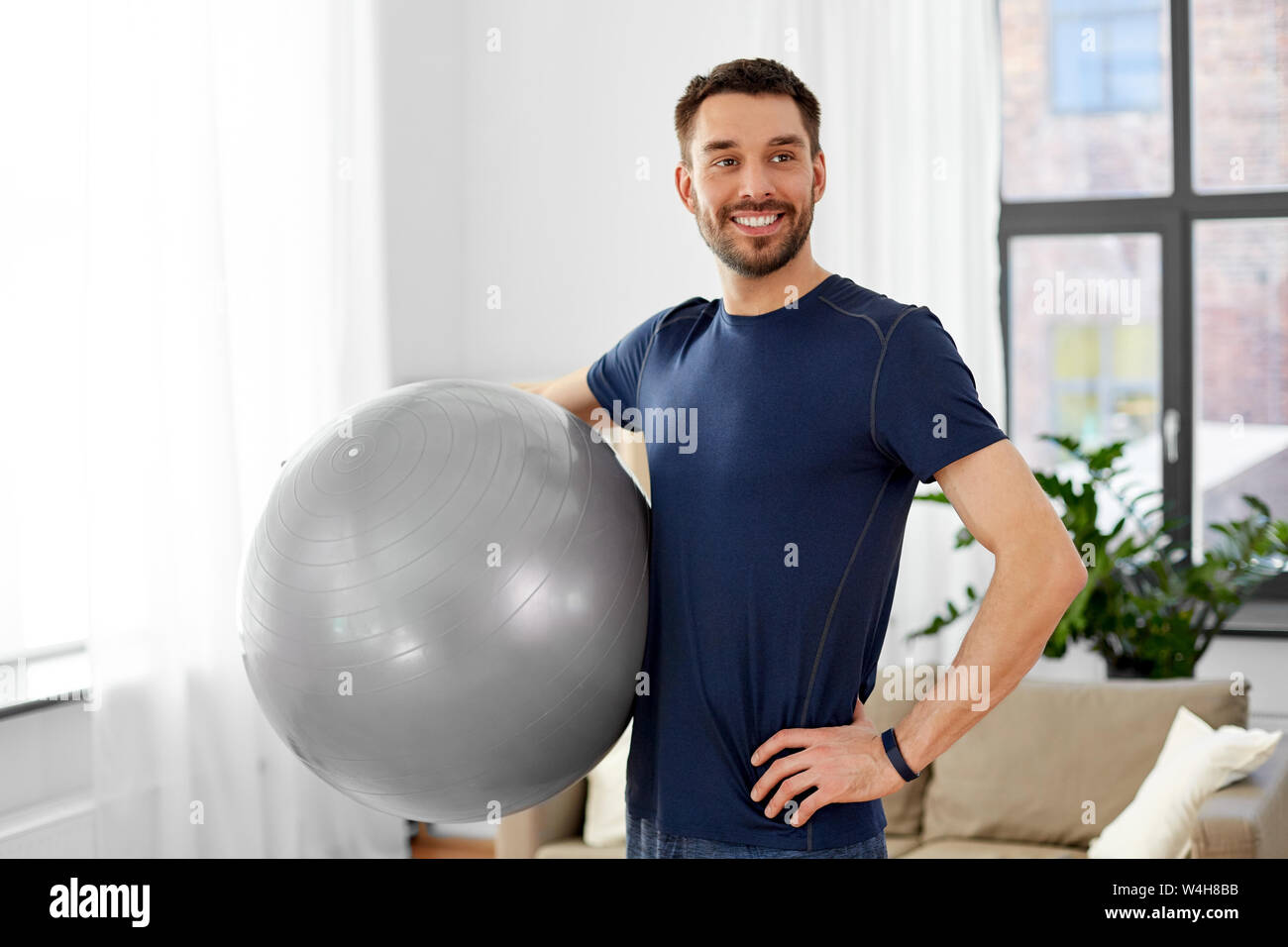 Man fitball not woman hi-res stock photography and images - Alamy