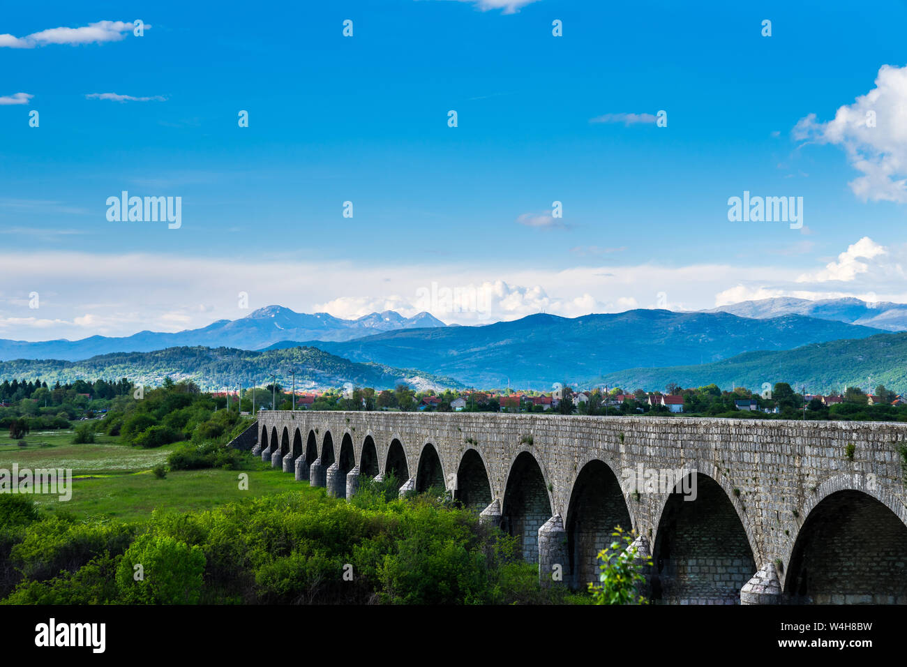 Montenegro, Historical building emperors bridge architecture of stone ...