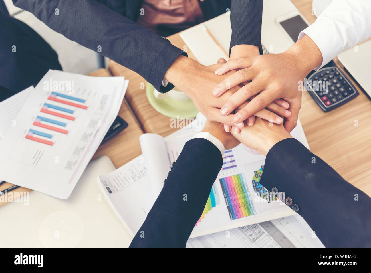 Business Partners Team meeting Successful Teamwork Hands Gesture ...