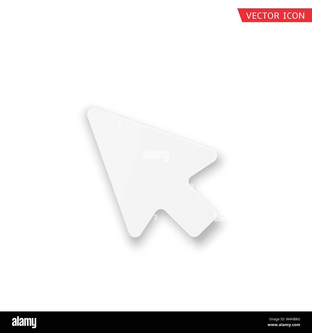 Arrow click icon. Cursor symbol, Vector illustration Stock Vector Image & Art - Alamy