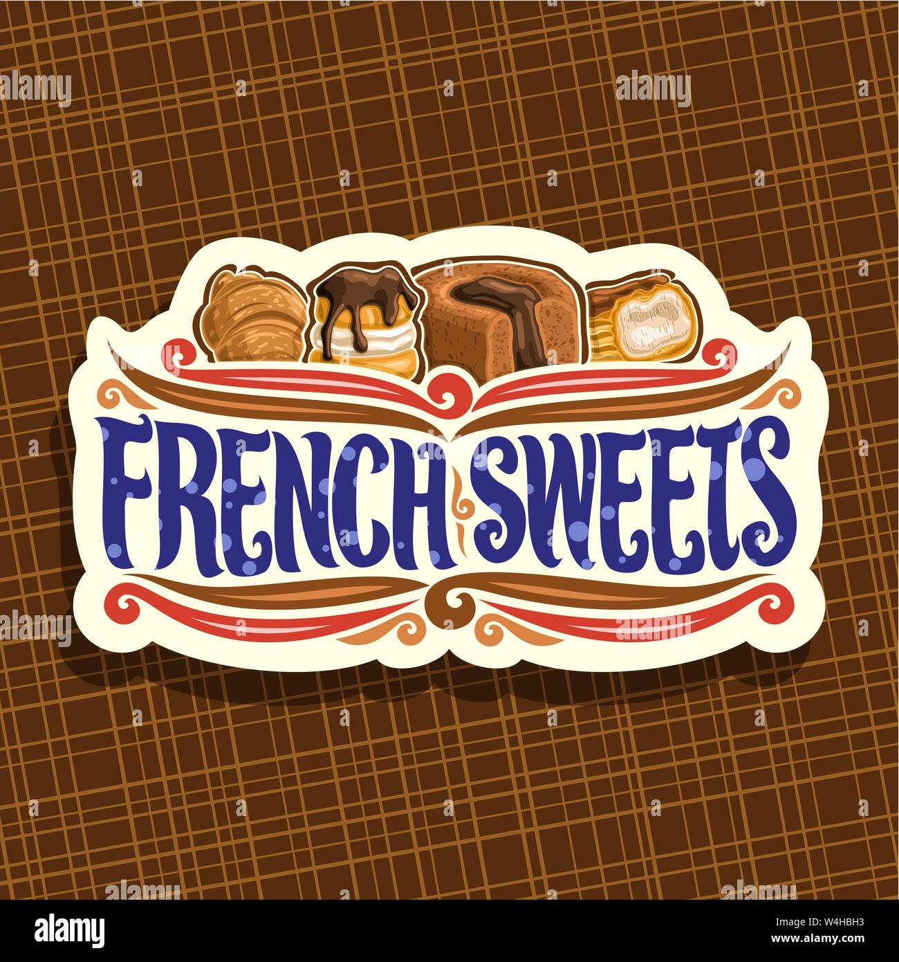 Vector logo for French Sweets Stock Vector Image & Art - Alamy