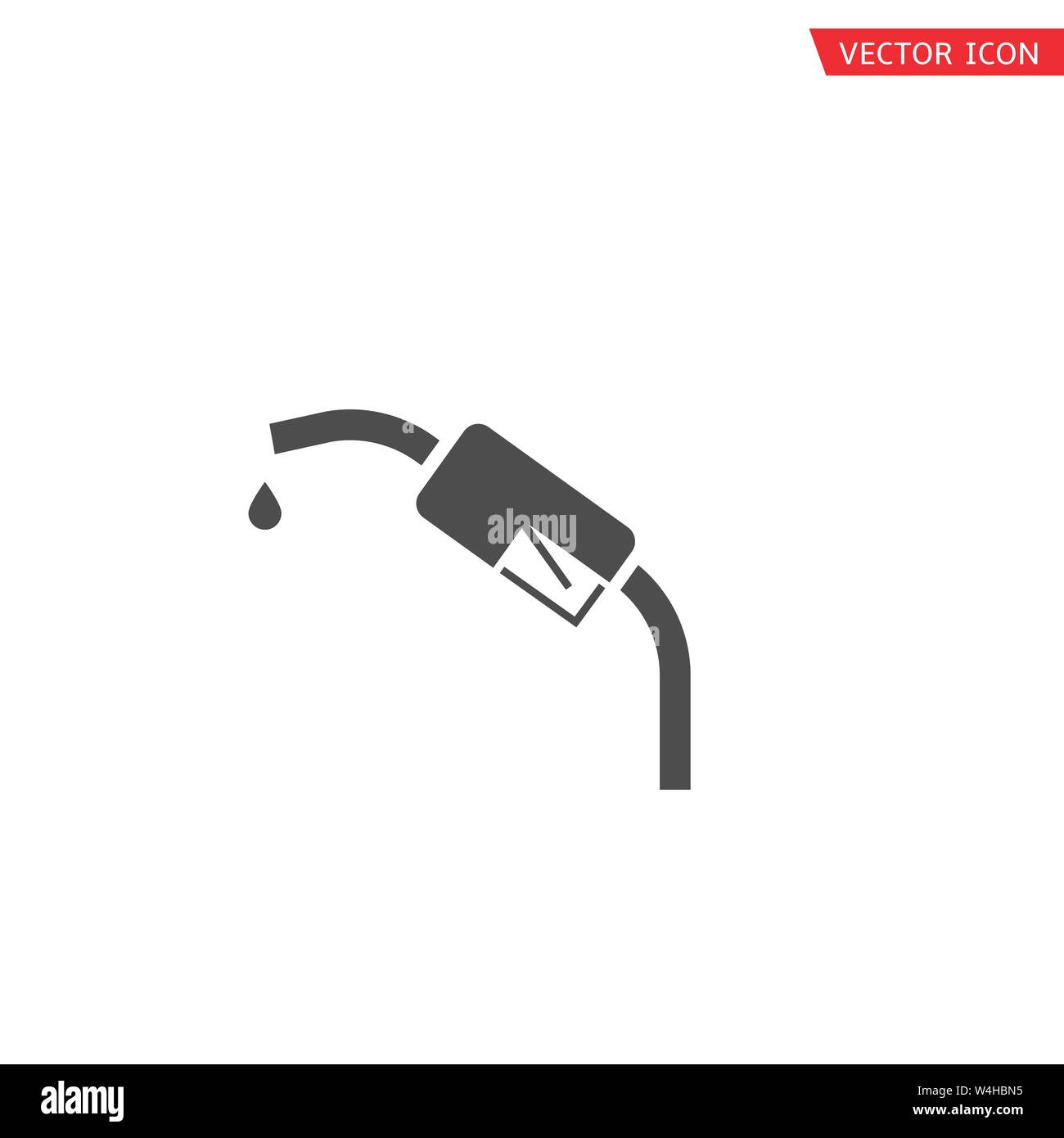 Fuel pump gun icon with benzine drop Stock Vector Image & Art - Alamy