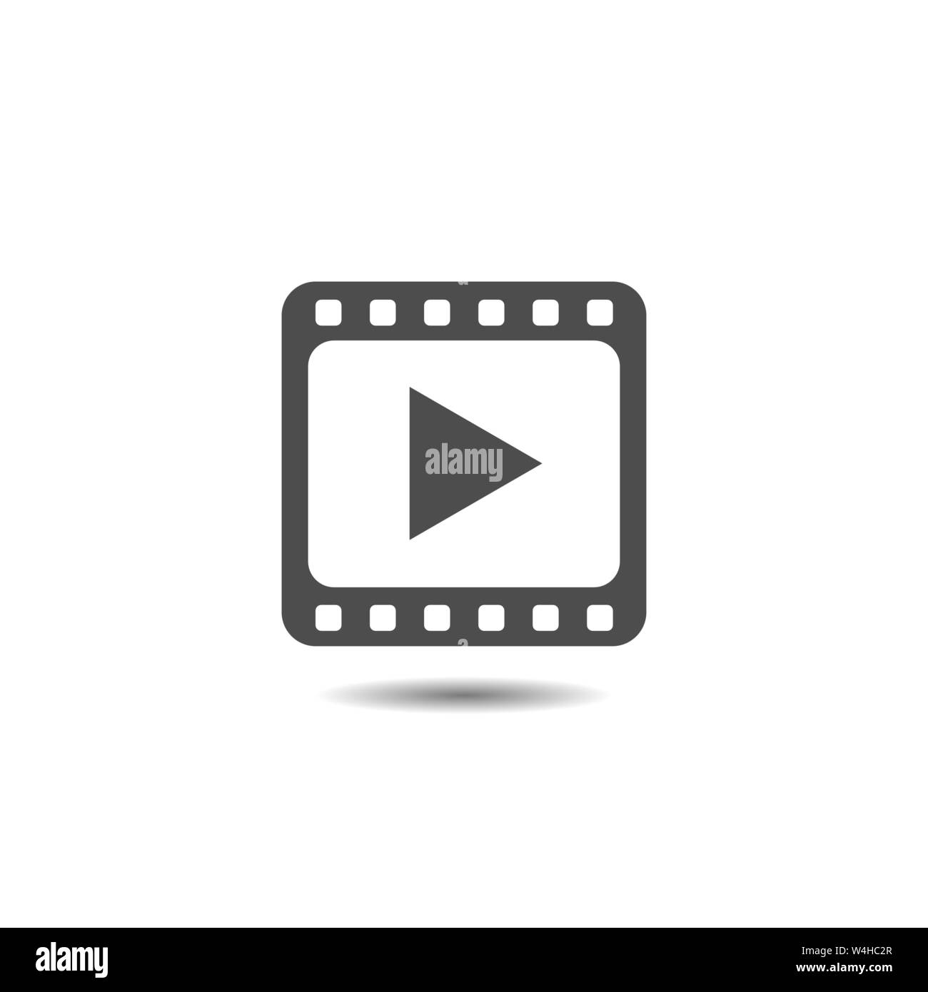 Play movie icon. Film strip icon, Vector illustration Stock Vector ...