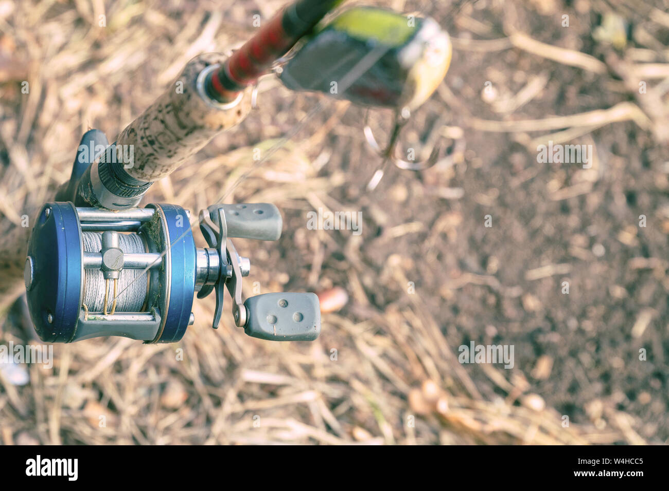 Spinning rod baitcasting reel hi-res stock photography and images - Alamy