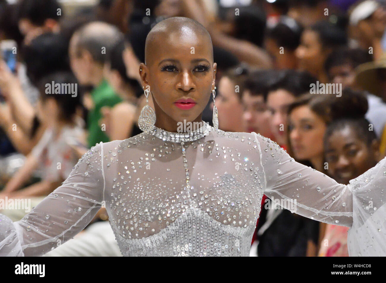 Dr. Bonita "Bo" Best walks the Runway at Fashion on the Hudson show at ...