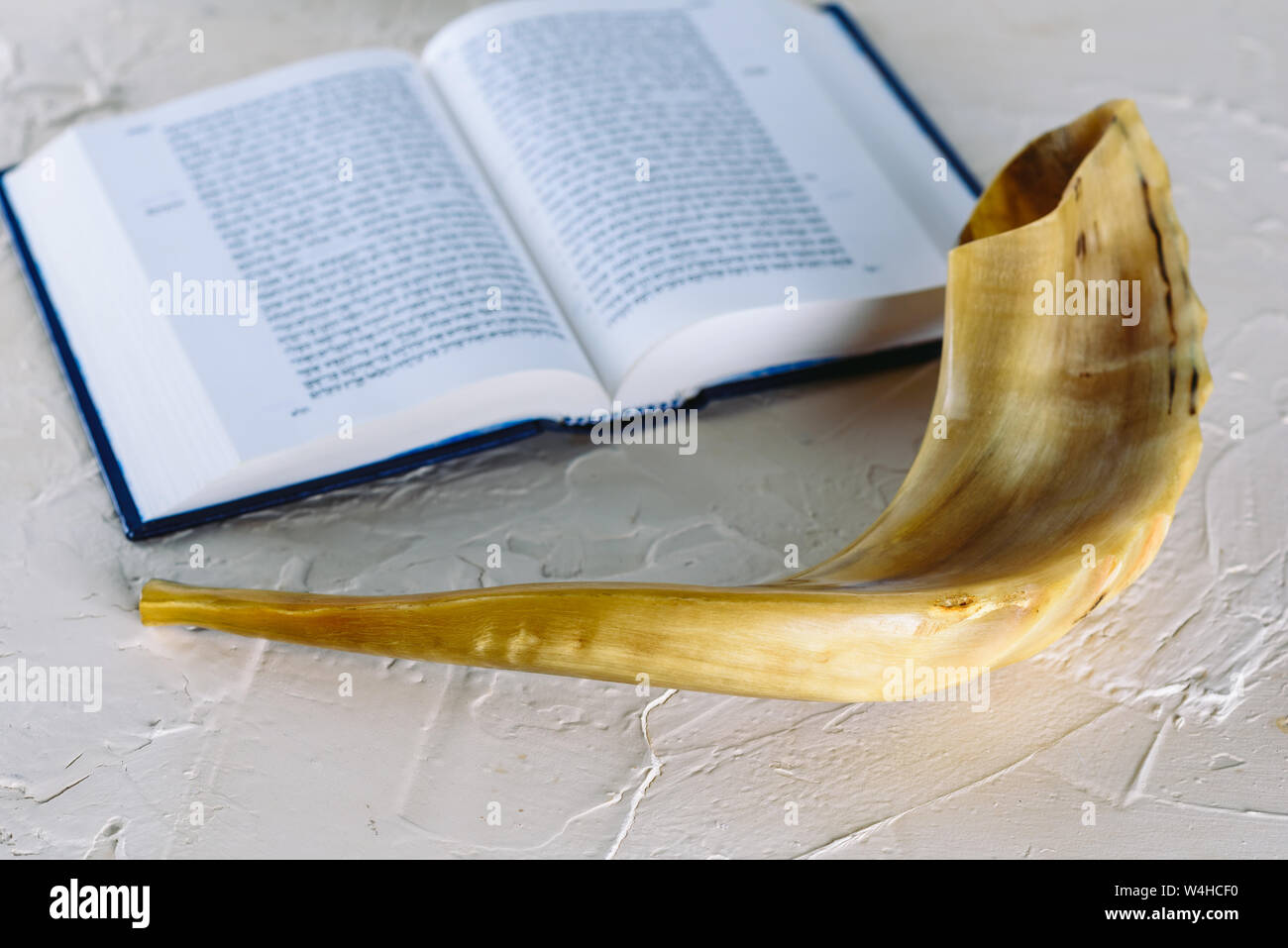 Rosh Ha Shana - Jewish new year composition of an red apple, Torah and ...