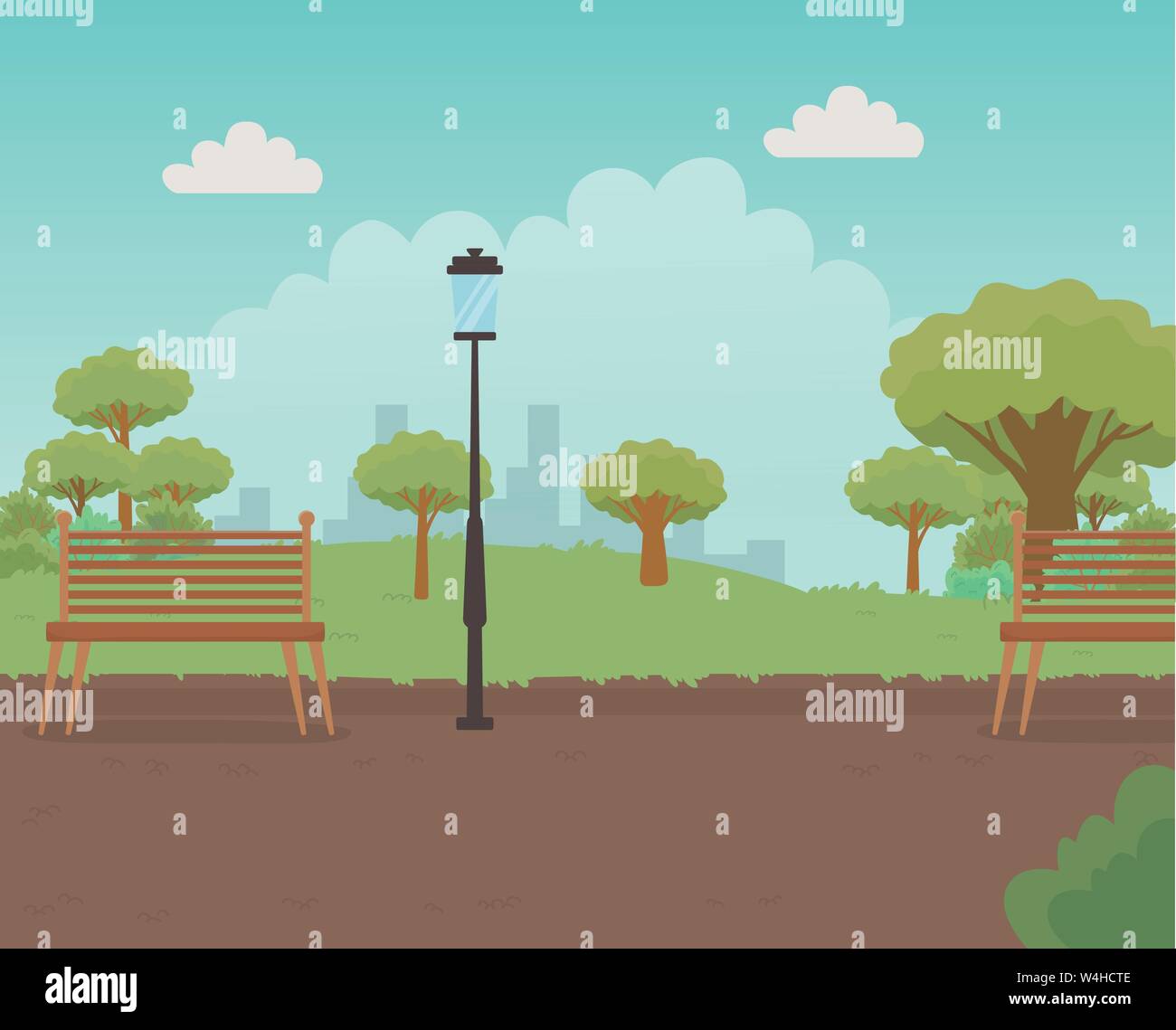 Beautiful pretty scene scenery Stock Vector Images - Alamy