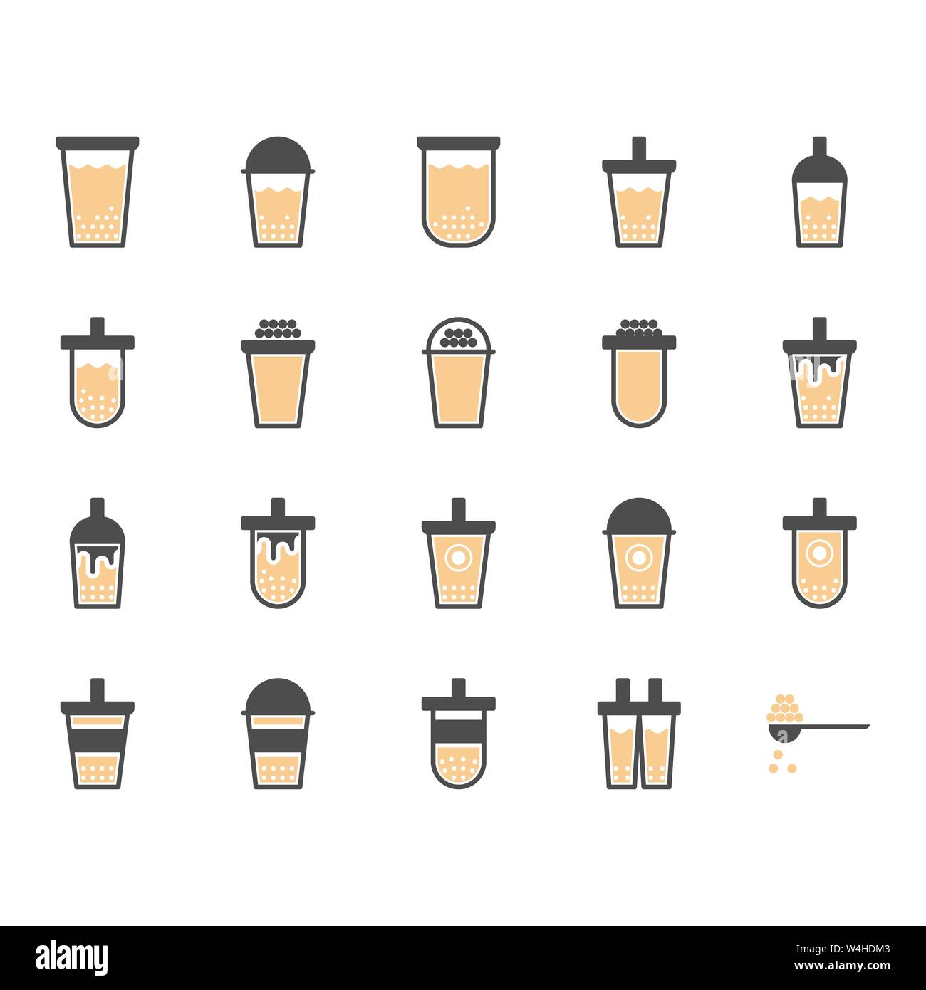 Boba vector vector vectors hi-res stock photography and images - Alamy