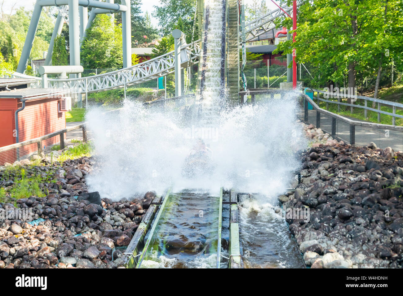 Log Ride Amusement Park High Resolution Stock Photography and Images ...