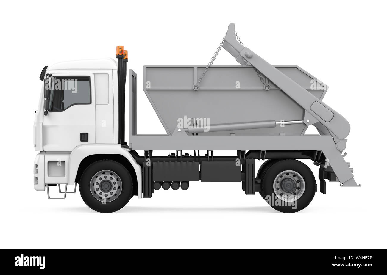 Tipper Dump Truck Isolated Stock Photo - Alamy
