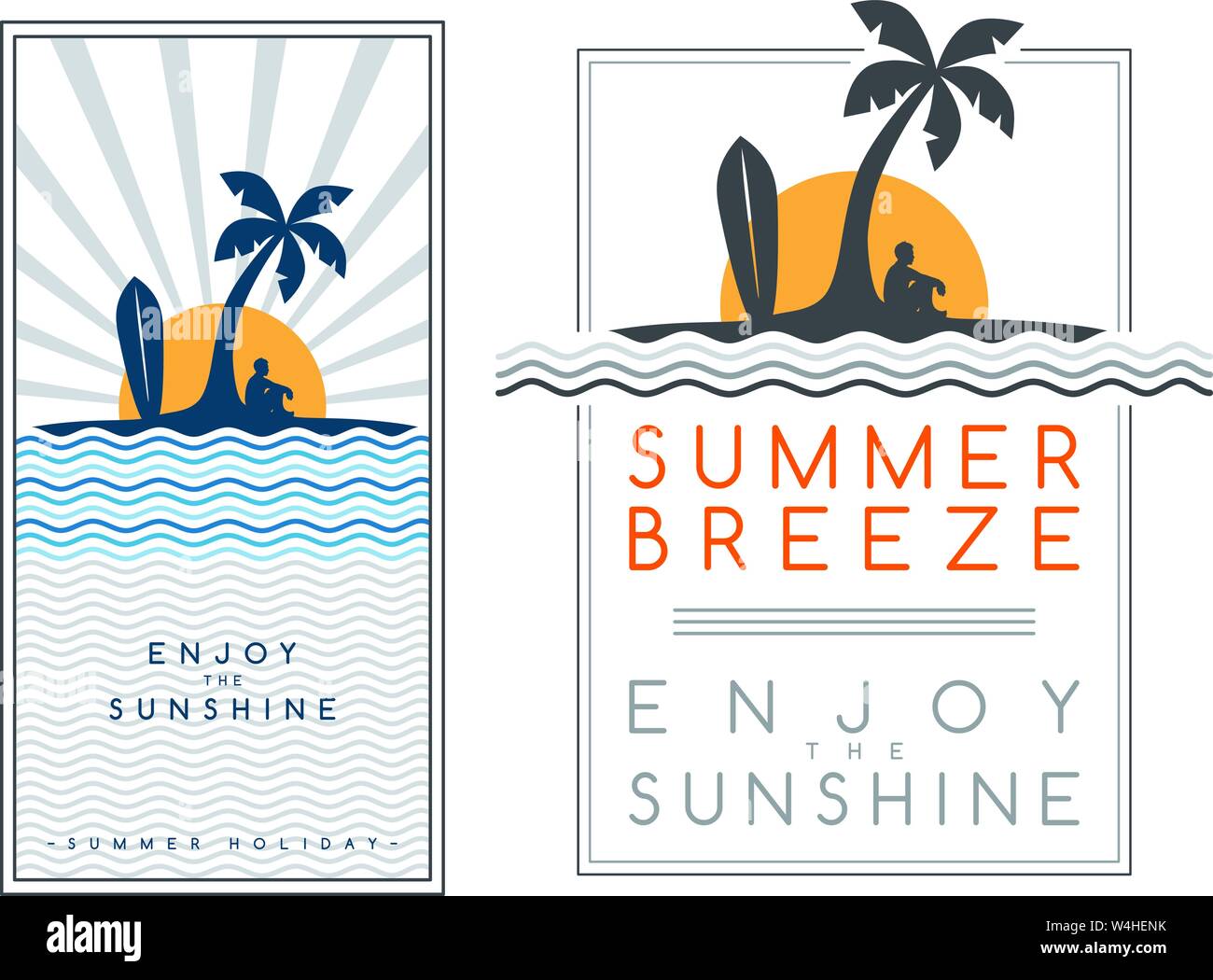 tropical island summer vacation beach holiday vector art Stock Vector ...