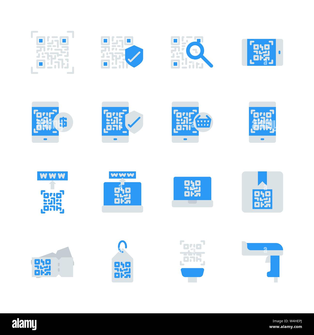 Check in qr code Stock Vector Images - Alamy