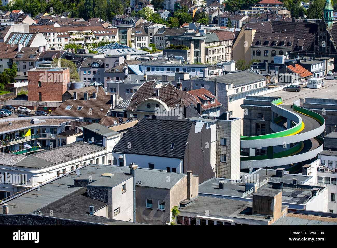 Wuppertal Elberfeld, panoramic view over the northern city centre ...