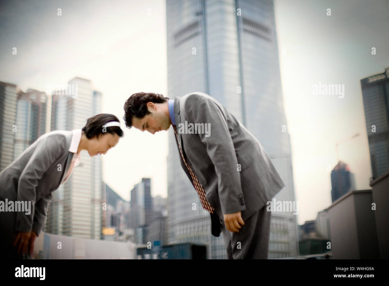 Bowing to each other hi-res stock photography and images - Alamy