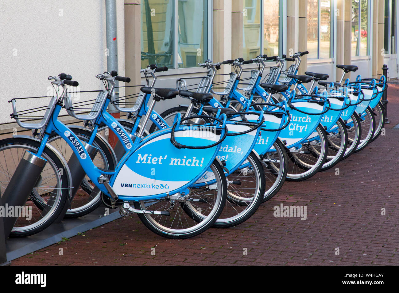 Rental bike stand hi-res stock photography and images - Alamy