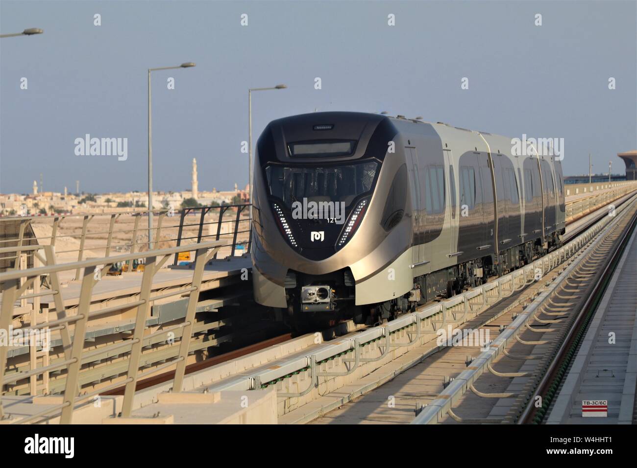 Doha metro under Qatar Rail Project, is one of the fastest driverless ...