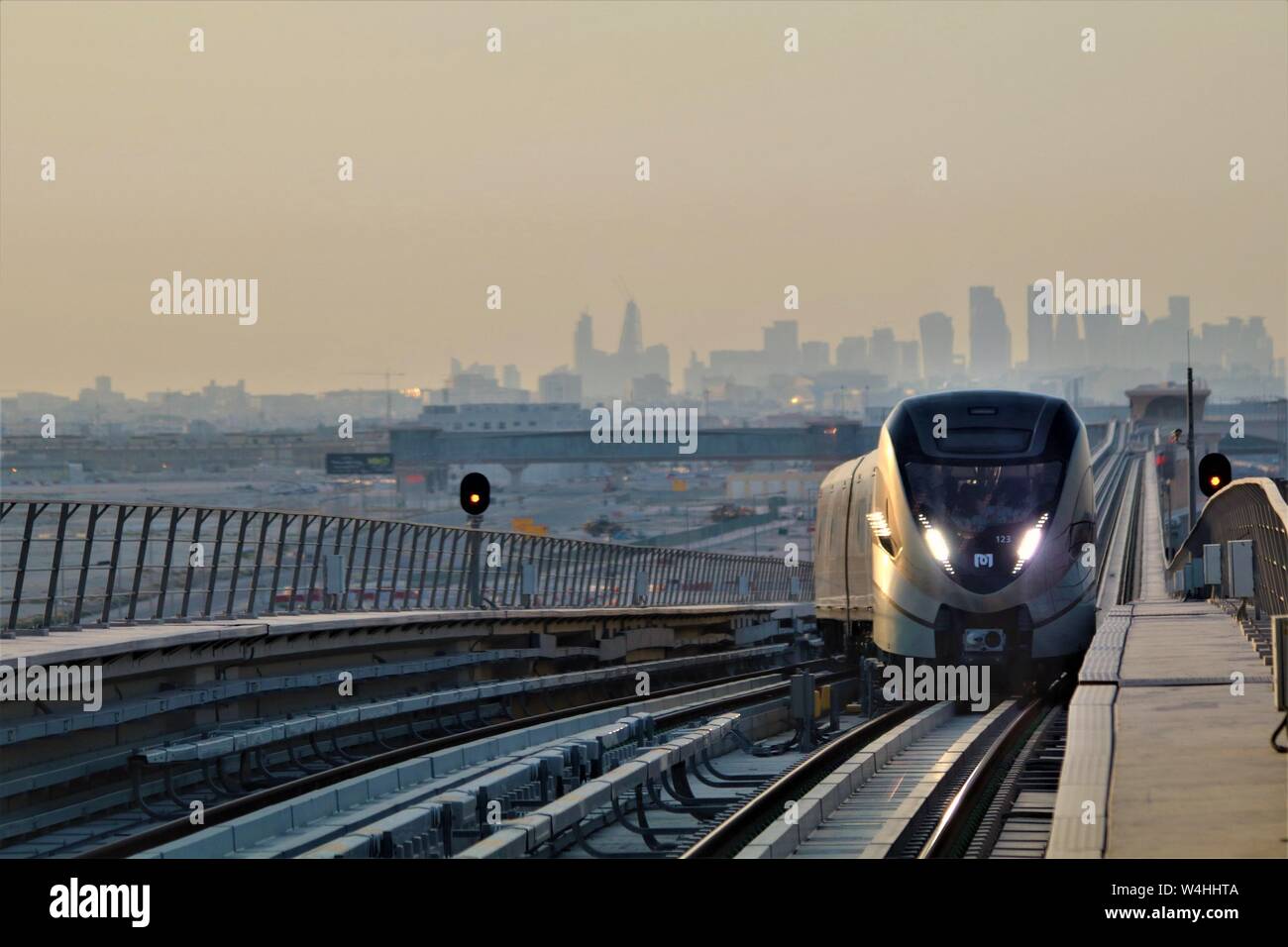 Doha metro under Qatar Rail Project, is one of the fastest driverless ...