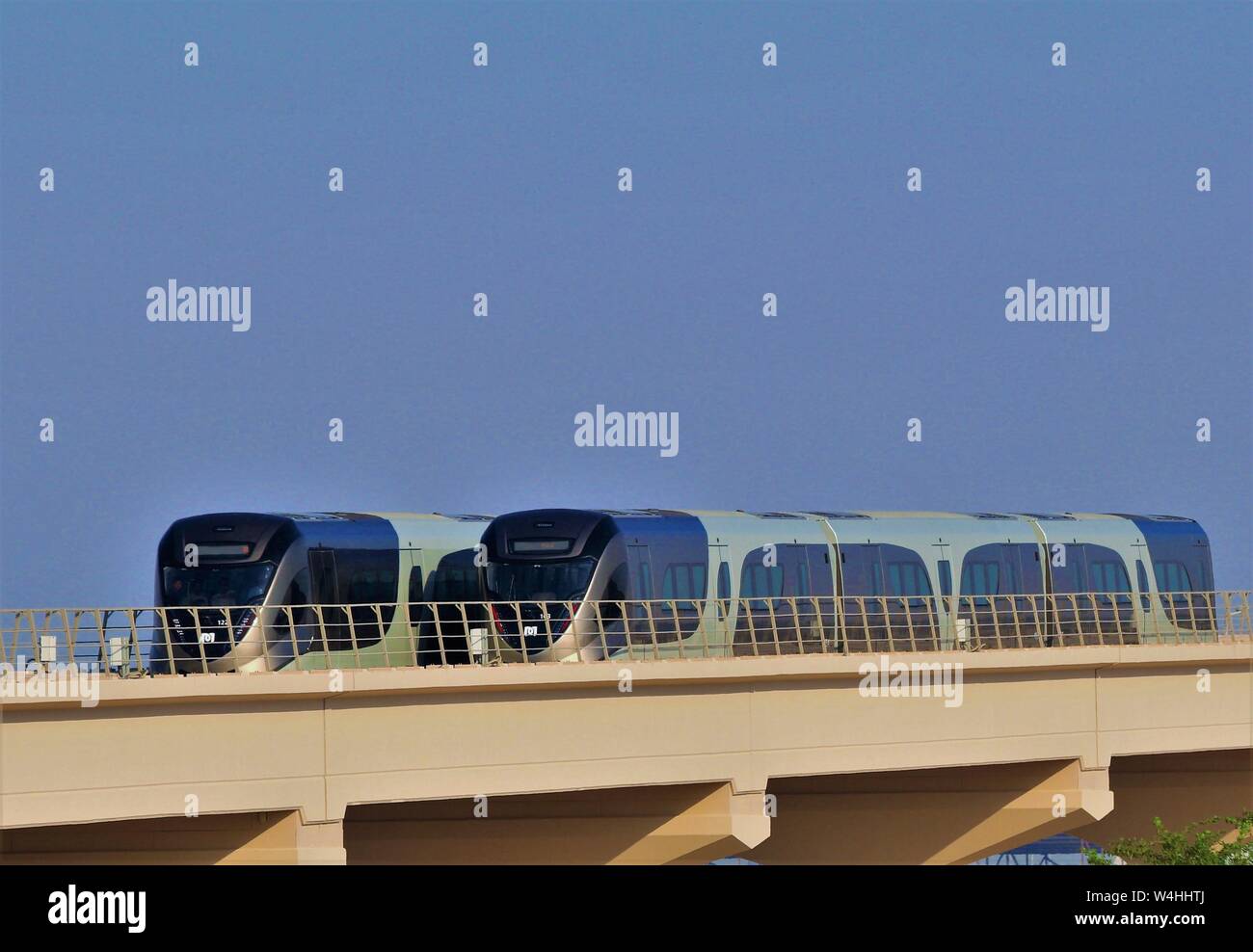 Doha metro under Qatar Rail Project, is one of the fastest driverless ...