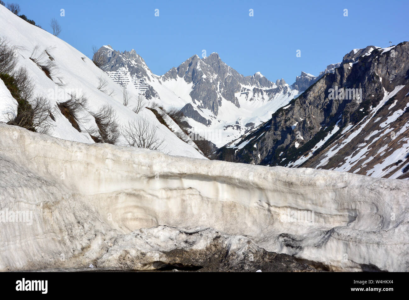Arlberg Pass, Arlberg, Alps, Austria, Europe Stock Photo - Alamy