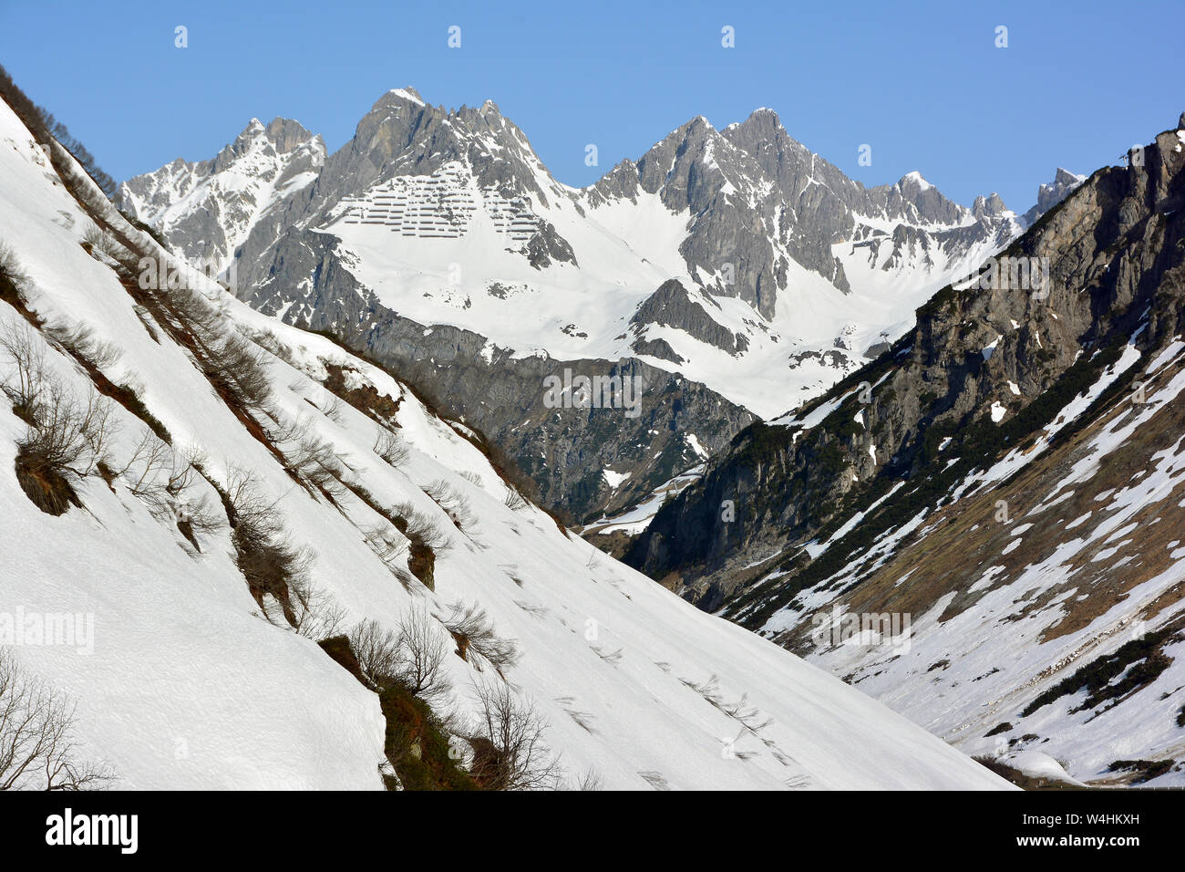 Arlberg Pass, Arlberg, Alps, Austria, Europe Stock Photo - Alamy