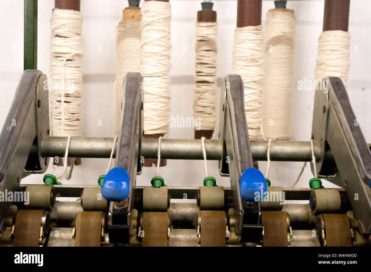 antique wooden charkha spindle for making cloth in india Stock Photo ...