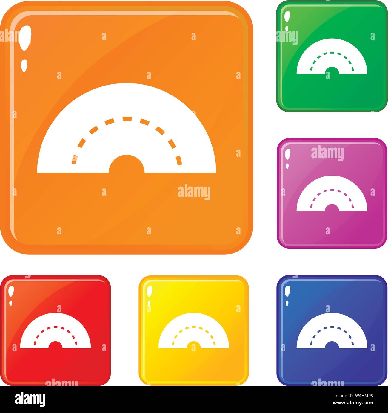 Round turning road icons set vector color Stock Vector Image & Art - Alamy