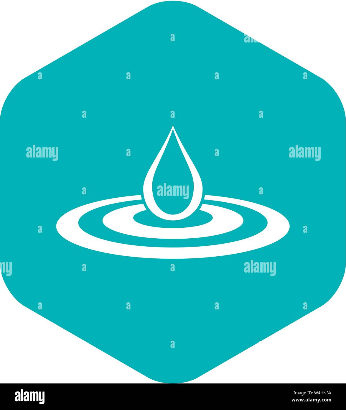 Water drop and spill icon, simple style Stock Vector Image & Art - Alamy