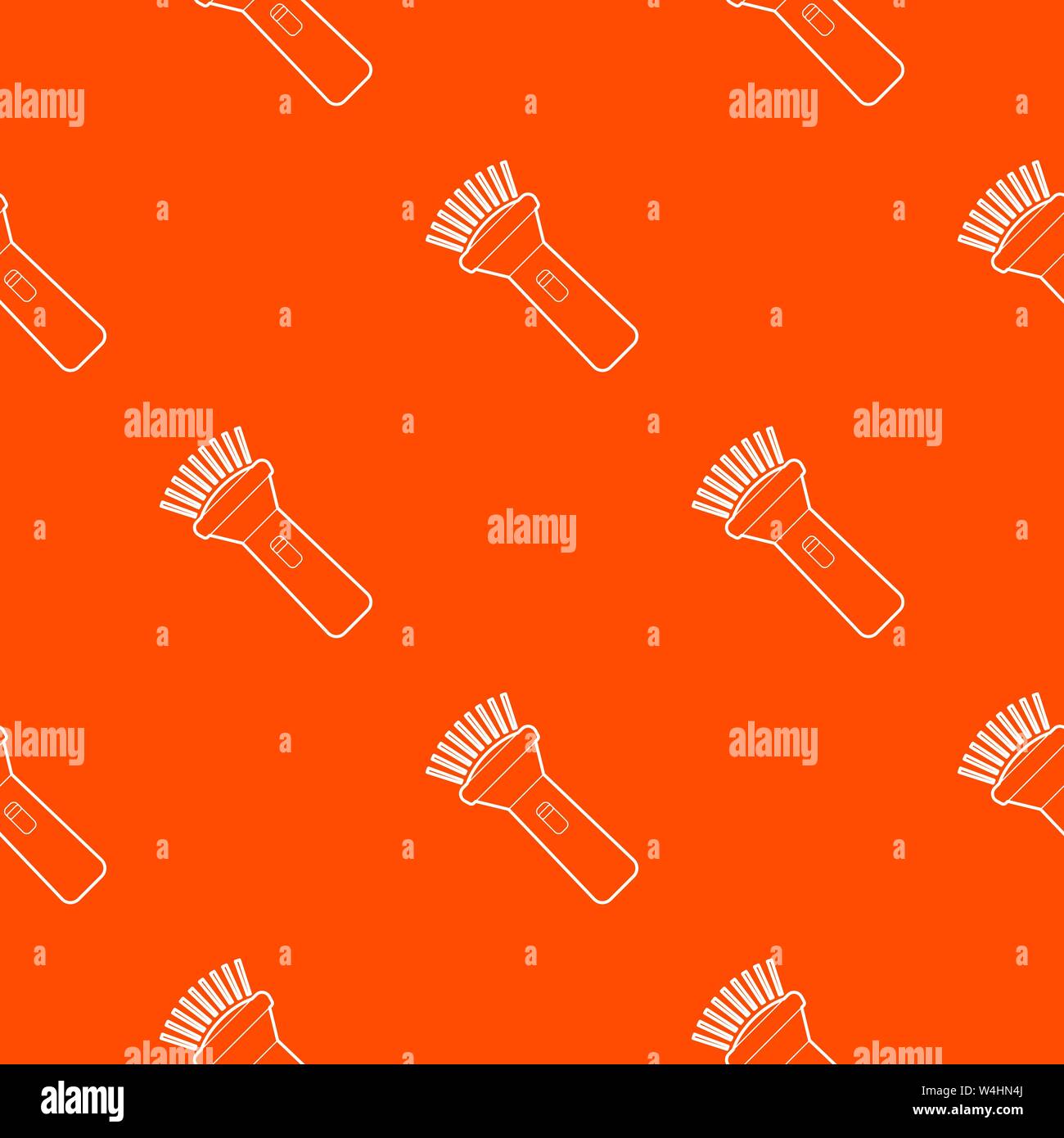 Burning flashlight pattern vector orange Stock Vector Image & Art - Alamy