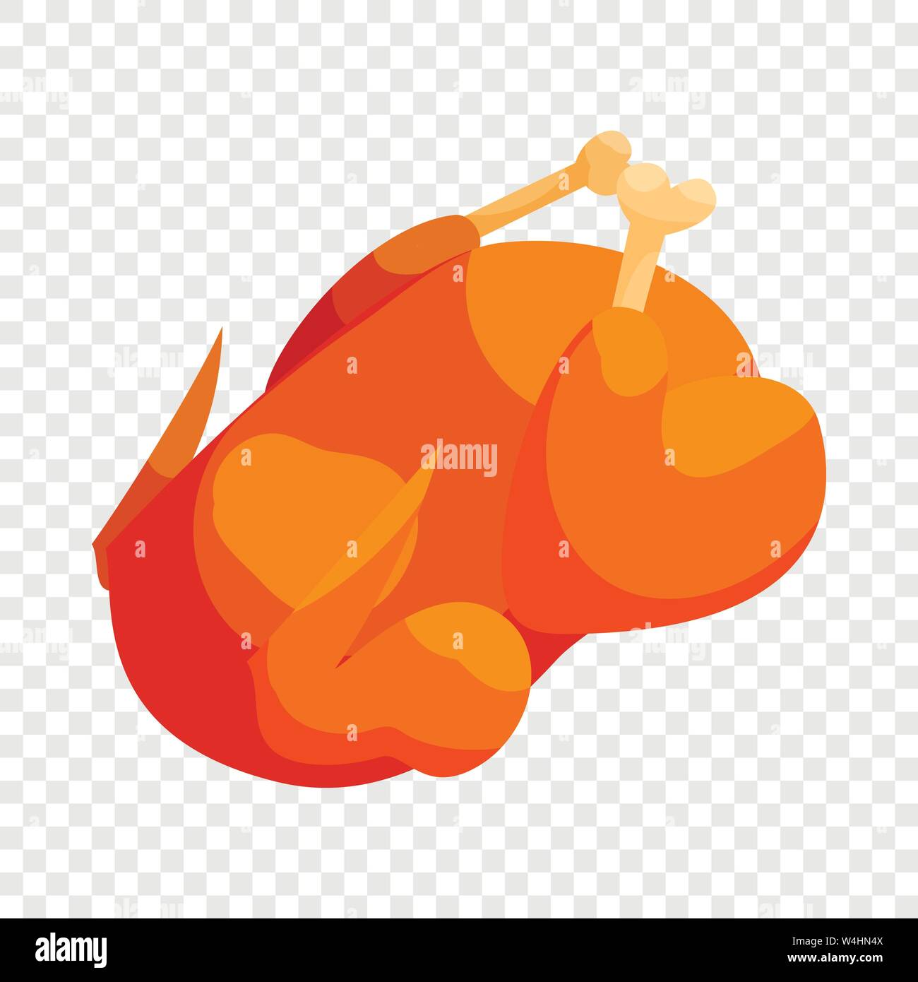 Fried chicken icon, cartoon style Stock Vector Image & Art - Alamy