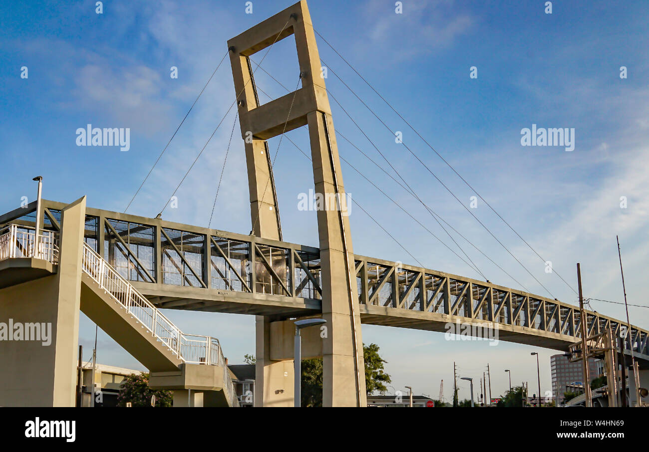 Overhead pedestrian walkway hi-res stock photography and images - Alamy