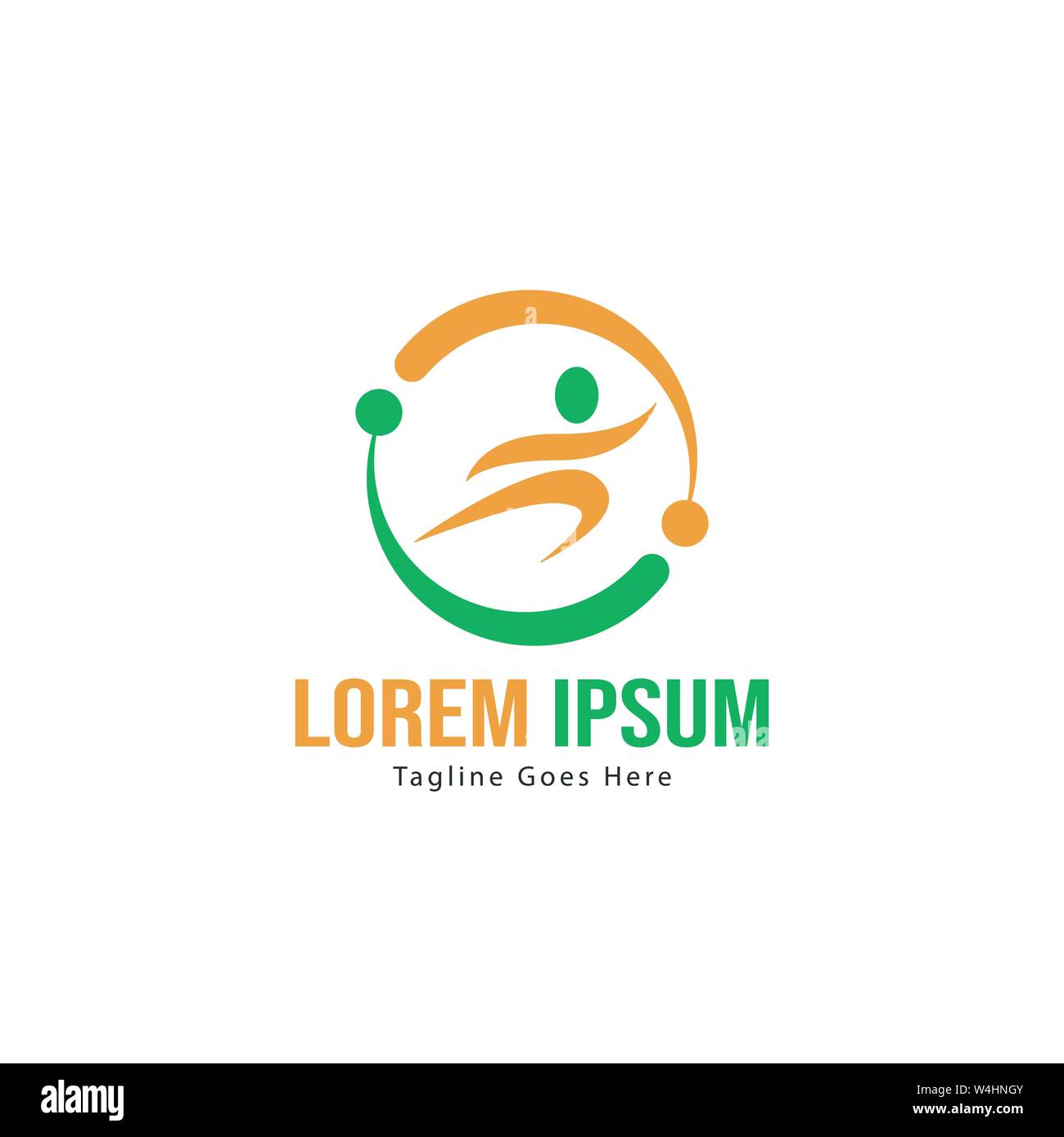 Athletic logo template design. Minimalist Athletic logo with modern ...