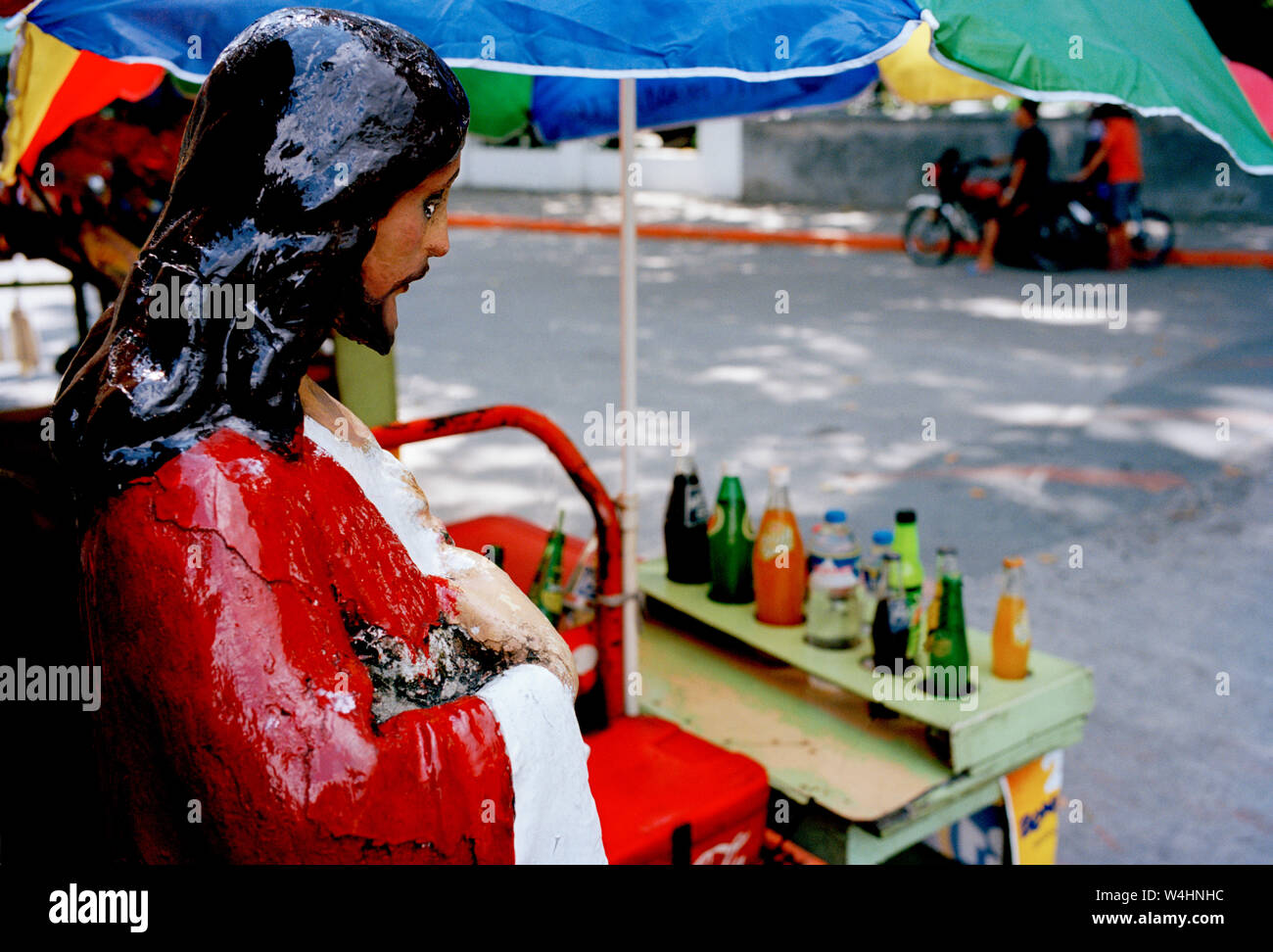 Jesus Christ in Manila North Cemetery in Manila in Luzon Metro Manila ...